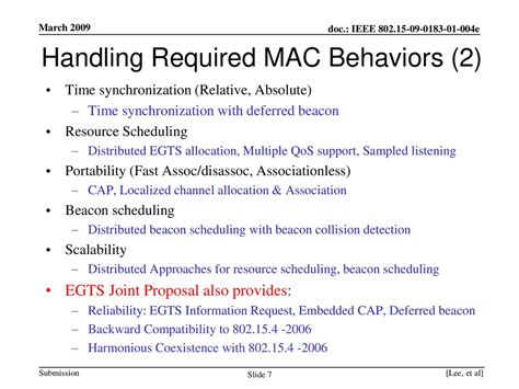 Submission Title Egts Joint Proposal For Ieee E Ppt Download