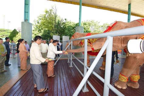 ရတနာဆင်ဖြူတော်လေး ရဋ္ဌနန္ဒက” တိုင်းပြည်ကချစ်ခင်မြတ်နိုး၍ နိုင်ငံတော