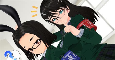 3dカスタム少女 0105生徒会長のお戯れ。 ついざきまさとのイラスト Pixiv