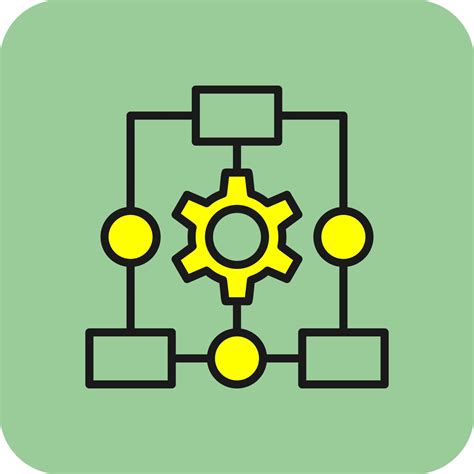 Workflow Process Vector Icon Design 21086934 Vector Art At Vecteezy