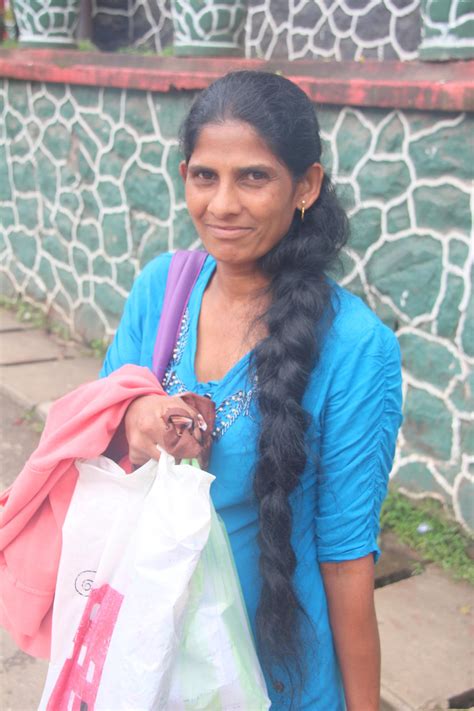 Woman With Large Braids Sri Lanka By Slingeraar On Deviantart