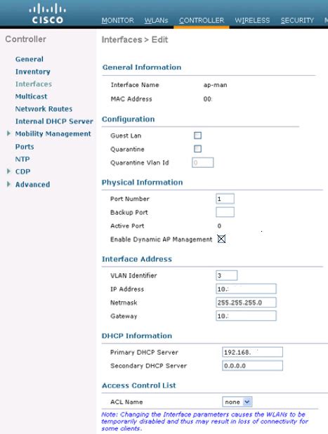 Configuring Multiple Ap Manager Interfaces On Wireless Lan Controller Wlc Cisco Community