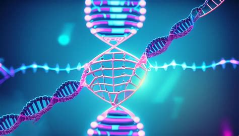 Premium Ai Image Dna Structure