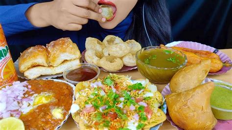 Asmreating Panipuripuchkapavbhajidahipapdi Chaatsamosachilli