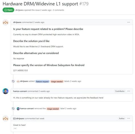 升至 Android 13 之后，微软预告 Windows 11 安卓子系统 Wsa 会支持 Drm 保护的高分辨率视频流 天津睿斯福得