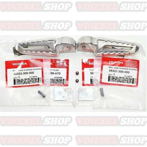 Promo Step Besi Pijakan Kaki Belakang Honda Vario 150 Keyless Original