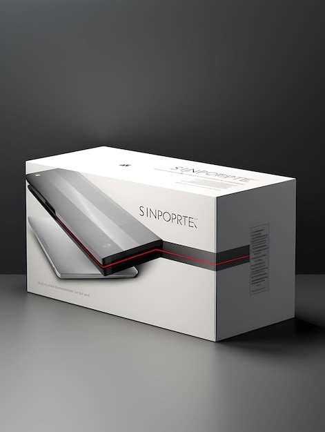 Premium Photo Design Of Microsoft Surface Pro X Packaging With A