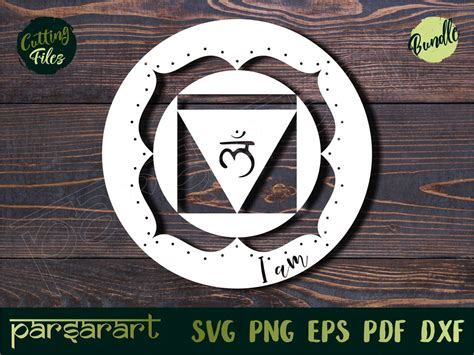 7 Chakras Svg Chakra Symbols Svg Bundle Namaste Clipart Etsy Canada