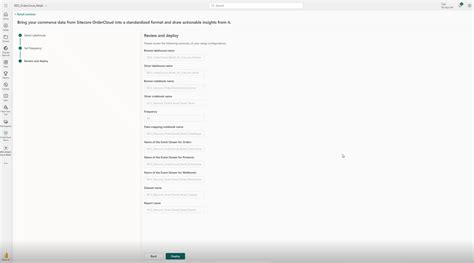 Sitecore Ordercloud の展開 プレビュー Microsoft Cloud For Retail Microsoft Learn