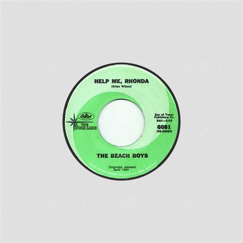 The Beach Boys Help Me Rhonda Single Reviews Album Of The Year