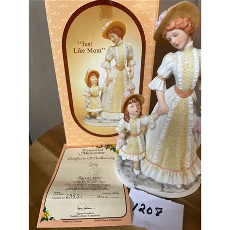 Treasured Memories Just Like Mom Certificate 2085 Schmalz Auctions