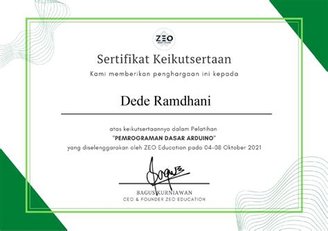 Dede Ramdhani On Linkedin I Have Completed The Arduino Basic