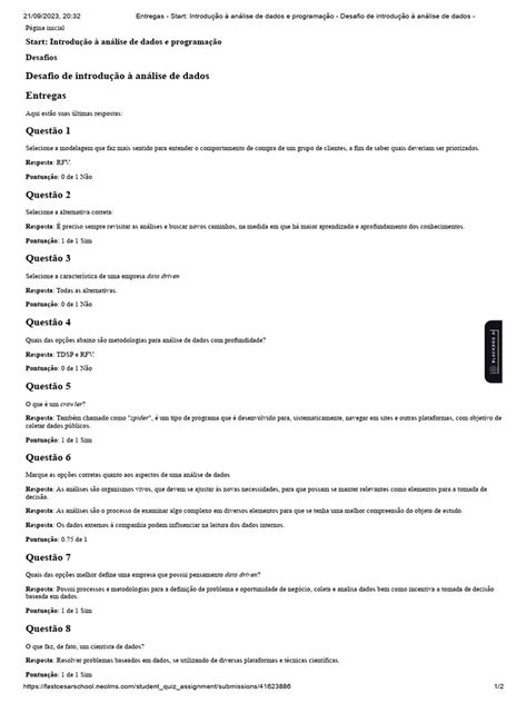 Desafio Análise De Dados 1 Pdf Análise De Dados Science