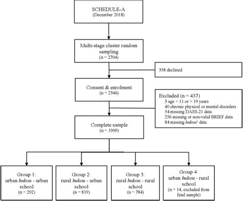 Flow Chart Of The Participants One Household Registration System In Download Scientific