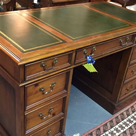 Classic Solid Oak Executive Desk