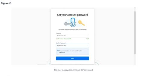 Forgotten 1password Master Password