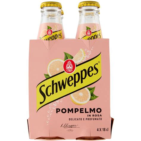Vendita Schweppes Pompelmo Vap 4 X 18 Cl Allingrosso Acque Toniche