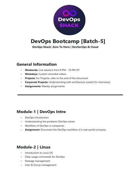 Batch 5 Devops Bootcamp1 Pdf