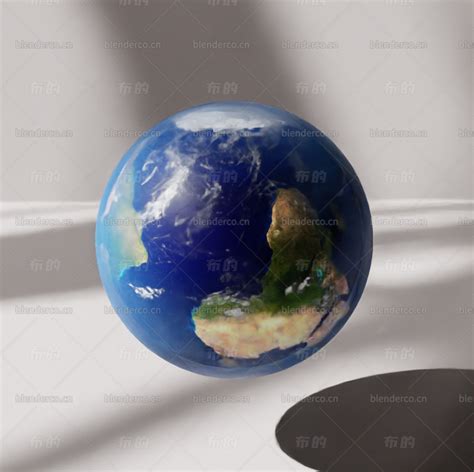 Blender 地球模型11 Blender布的