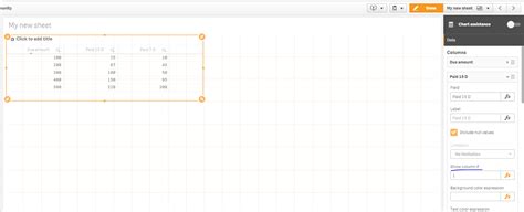 Hide Columnshow Column In Qliksense Based On Filt Qlik Community