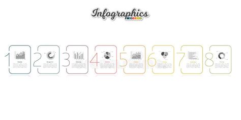 Infographic Timeline Template Stock Vector Illustration Of Statistics