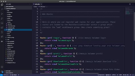 [ tutorial laravel 8 untuk pemula ] membuat halaman sederhana di