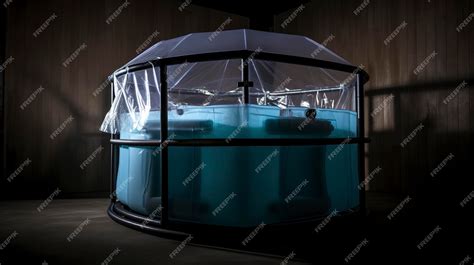 Premium Ai Image A Photo Of A Spa Saltwater Floatation Tank For