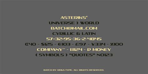 Batch Font Webfont And Desktop Myfonts