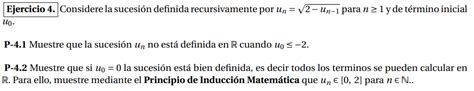 Solved Consider The Sequence Defined Recursively By Un