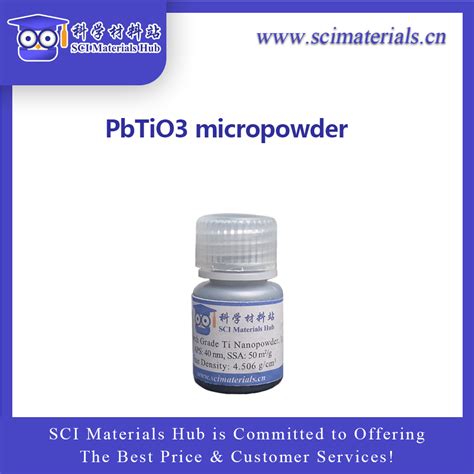 Experiment Grade Pbtio3 Micropowder Sci Materials Hub