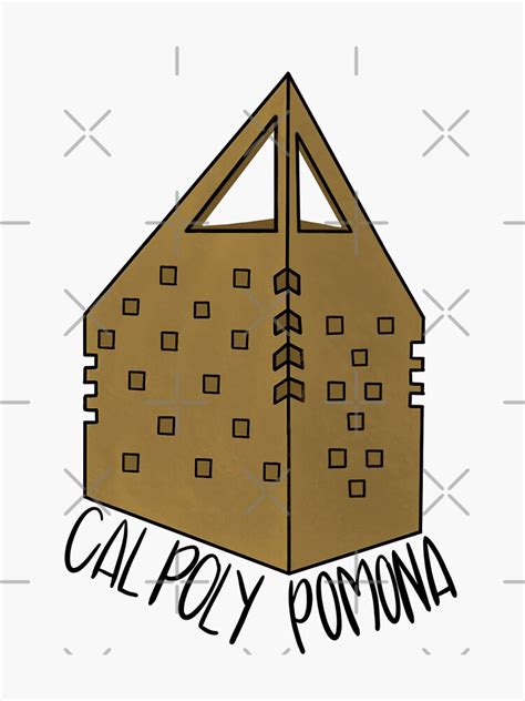 Cpp Cla Building Sticker By Caitlynnguyen08 Redbubble