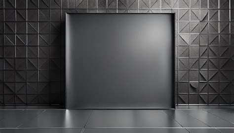 Rectangular Gray Background Premium Ai Generated Image