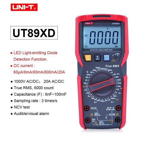 Uni T Ut89x Ut89xd True Rms Digital Multimeter 20a Vicedeal