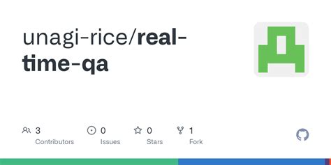 Github Unagi Ricereal Time Qa