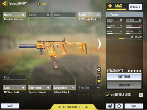 Random Fennec Build I Made R Codmobile Loadouts