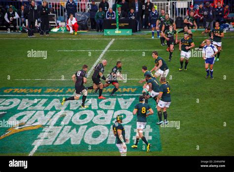 The Springboks South African National Rugby Team In A Training Match