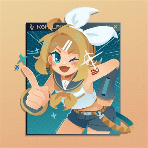 Kagamine Rin Vocaloid Drawn By Projecttiger Danbooru