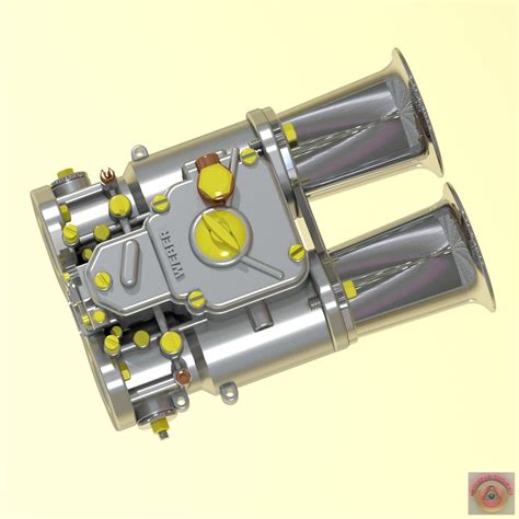 Stl File Weber 45 Dcoe Carburetor High Resolution 📱・3d Printer Model