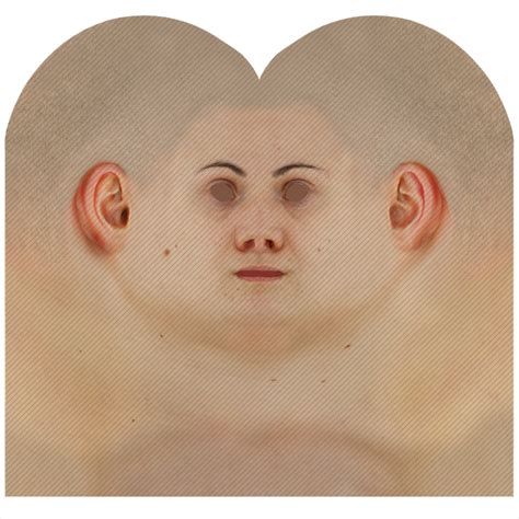 Female Head Texture Map 33
