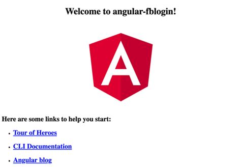 Angular Tutorial Facebook Login