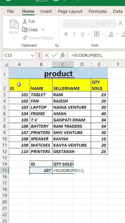 Vlookup Excel Most Asked Interview Question Microsoftexcel Exceltips