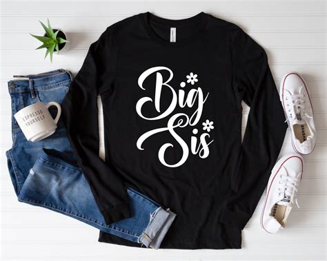 Big Sis Svg Lil Sis Svg Big Sister Svg Little Sister Svg Etsy