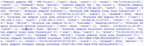 使用 Python 查看计算机的重要网络信息 码农参考