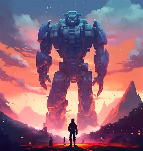 Huge Robots Stock Illustrations 126 Huge Robots Stock Illustrations