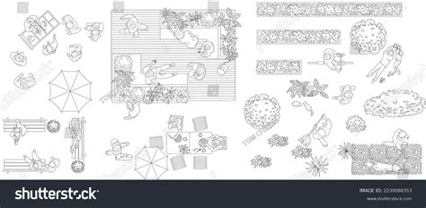 Top View Vector Illustration Hand Drawn Stock Vector Royalty Free 2239088353 Shutterstock