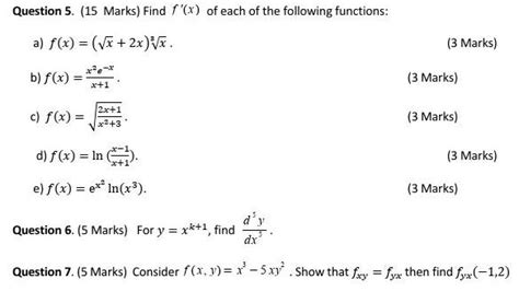 solved a complete the following table 3 marks 0 5