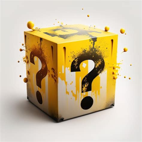 Premium Photo Mystery Box Illustration Generative Ai