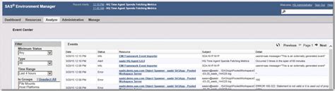 Sas Environment Manager Importing Events Sas Users