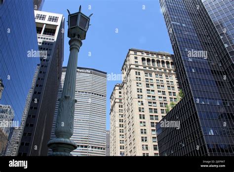 Lamp Post On The Park Avenue Viaduct Over Pershing Square At E40th