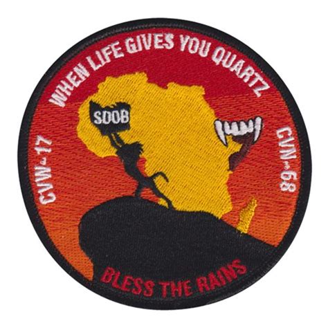 Hsc 6 Quartz Patch Helicopter Sea Combat Squadron Six Patches